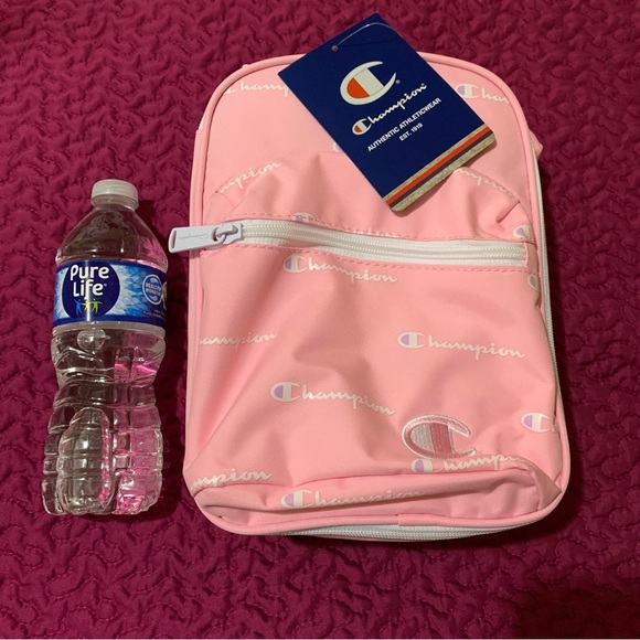 Champion | Other | Champion Pink And White Lunch Tote Bag | Poshmark
